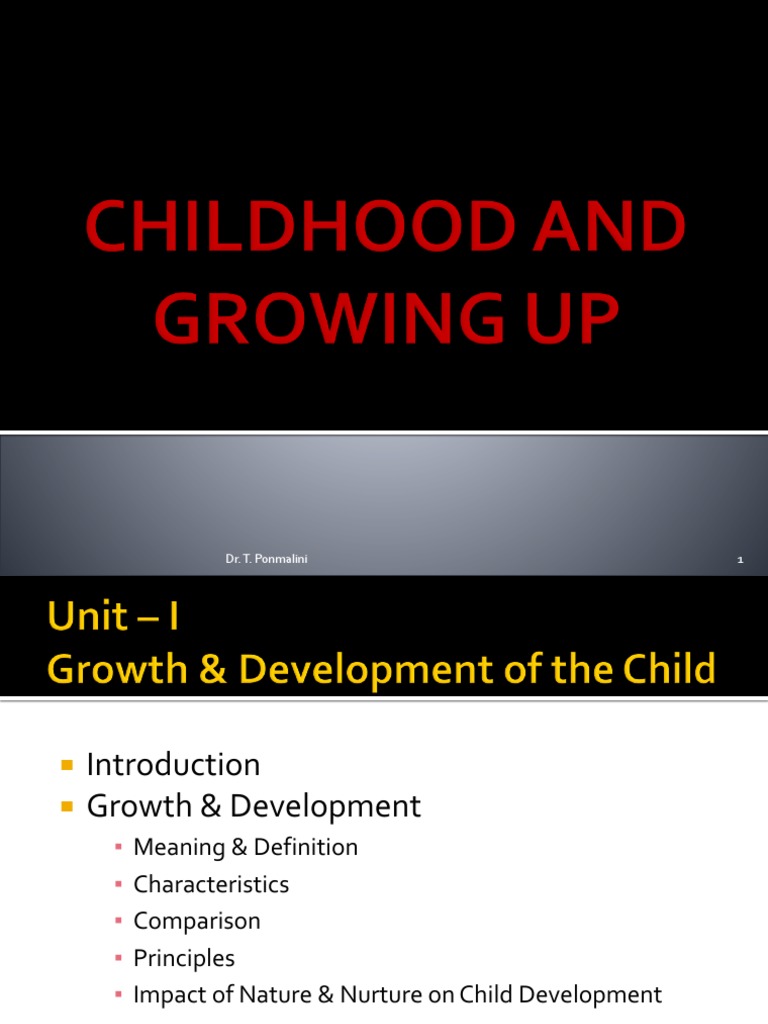 Childhood and Growing Up | PDF | Developmental Biology | Weight