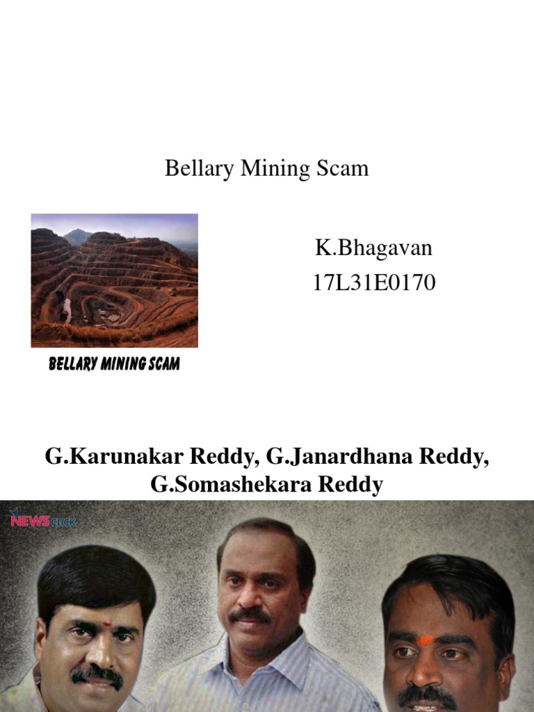 Bellary Mining Scam Overview | PDF | Corruption | Government