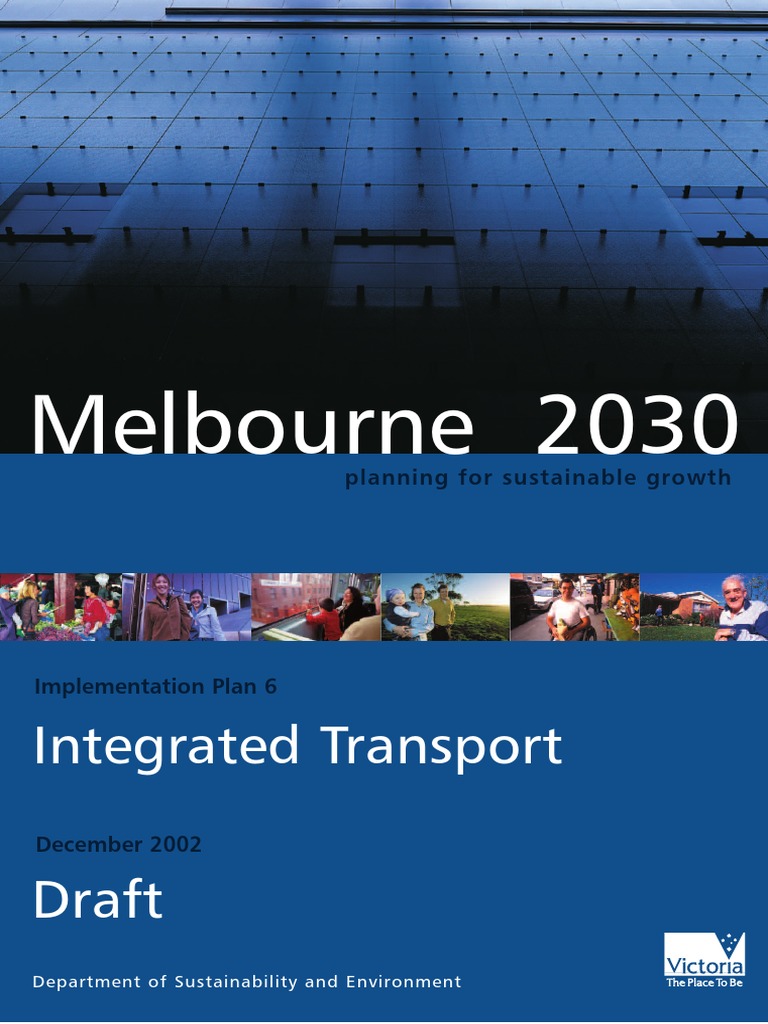 Melbourne 2030 plan for sustainable transport growth | PDF | Transport ...