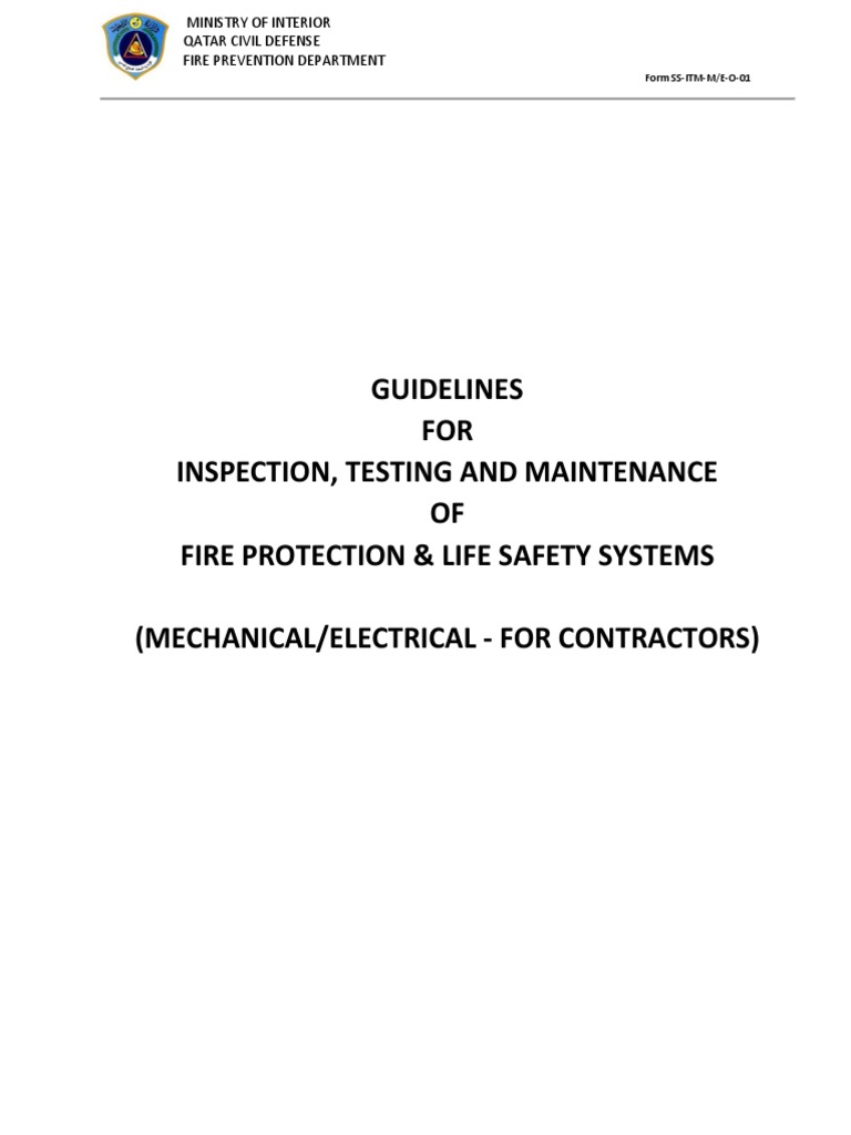 QCDD Manual | PDF | Fire Sprinkler System | Valve