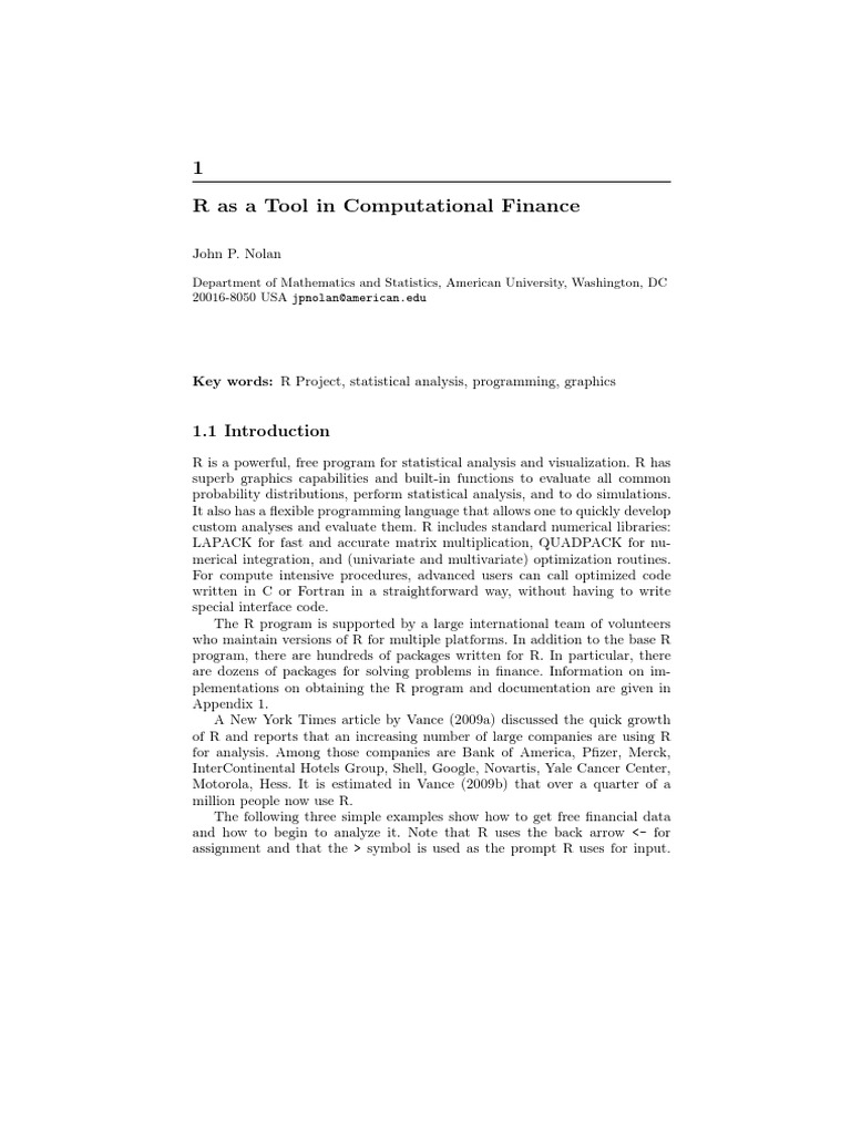 Quantitative Strategy With R | PDF | R (Programming Language ...