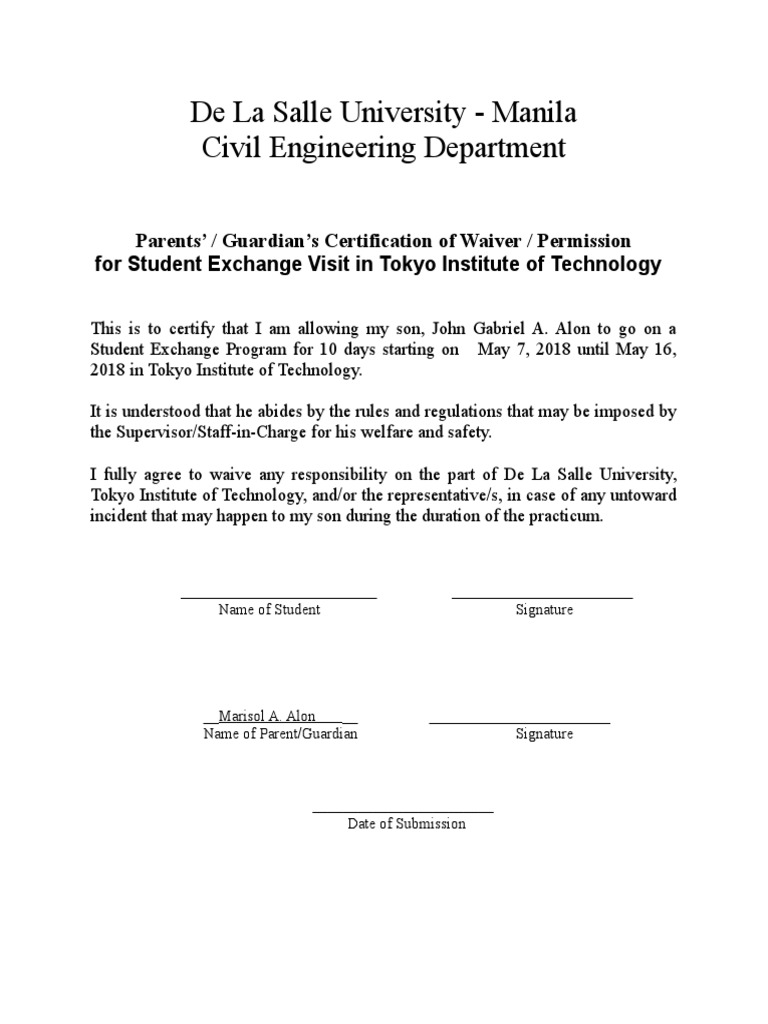 Form Ojt Ce2 Waiver | PDF