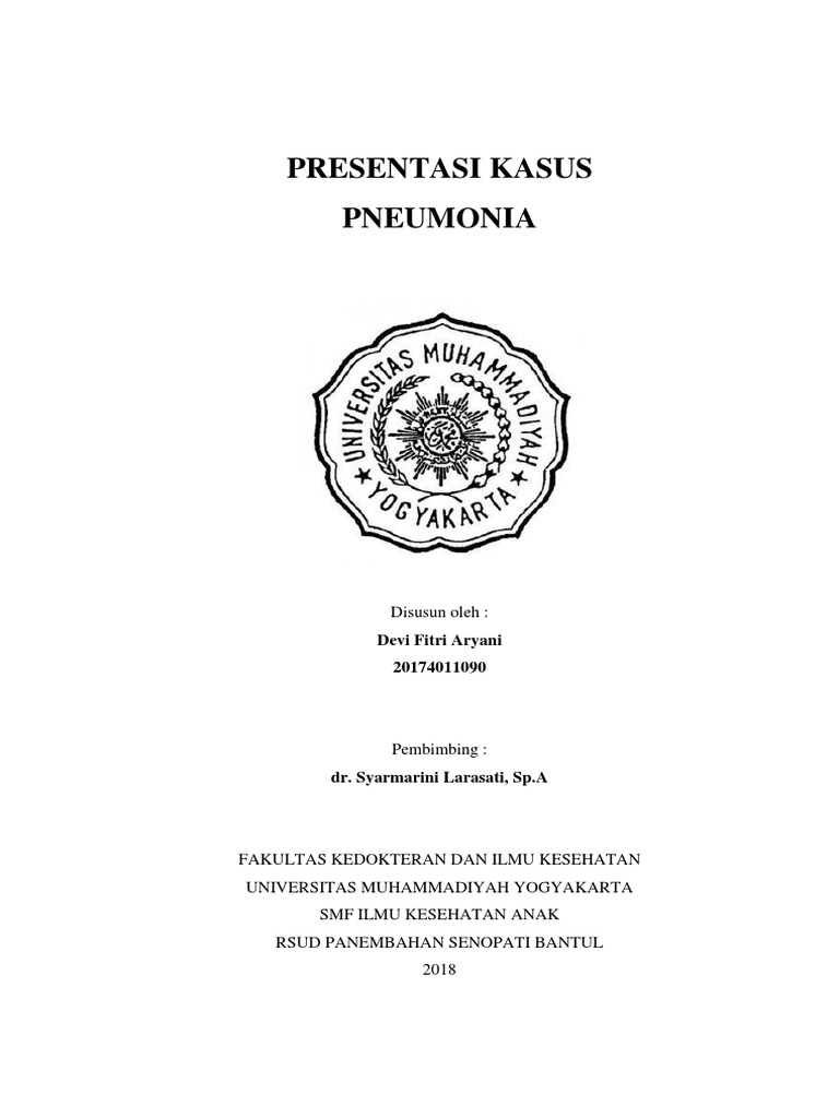 Presus Bronkopneumonia IKA Devi | PDF