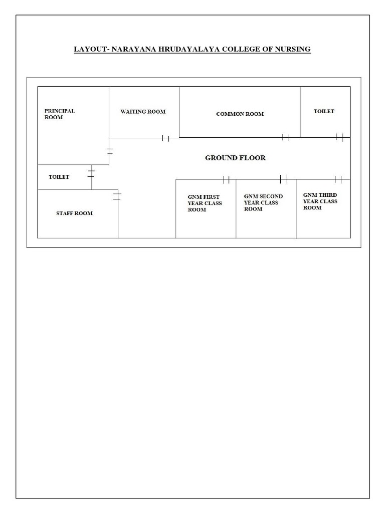 Layout-Narayana Hrudayalaya College of Nursing | PDF