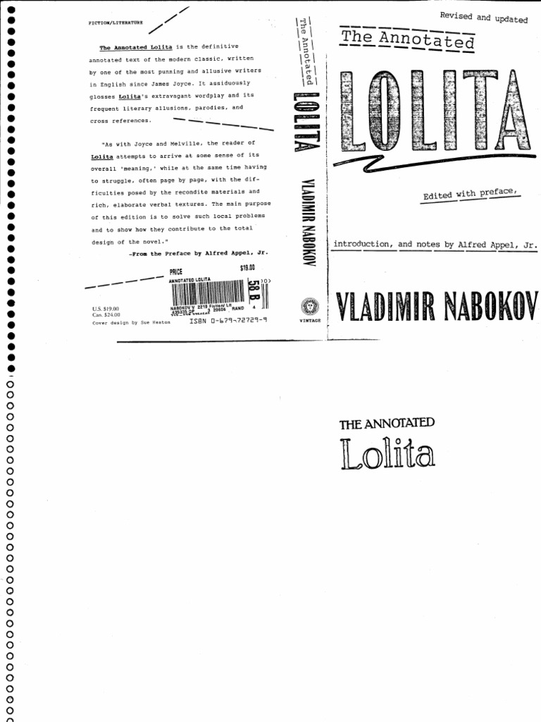 Nabokov - The Annotated Lolita | PDF