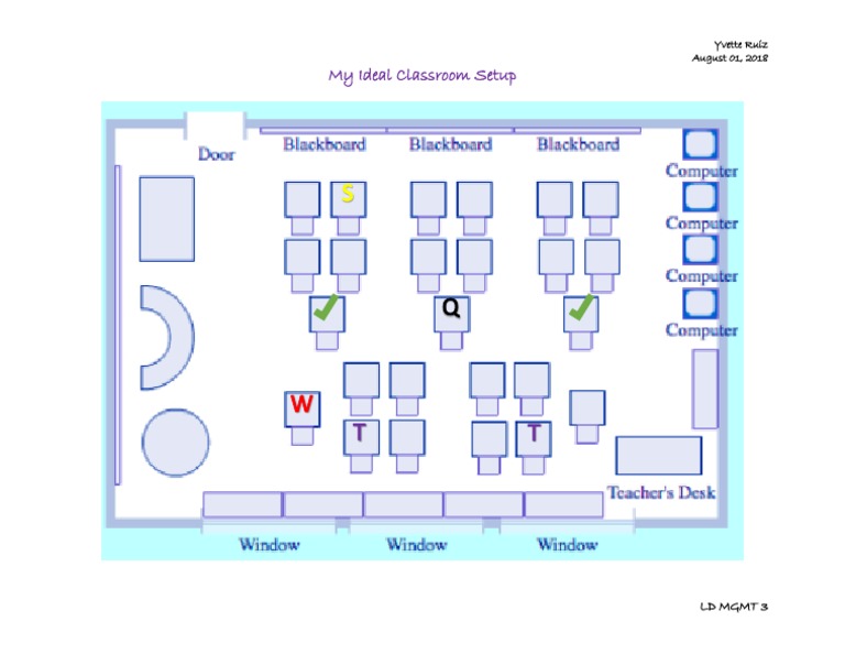 Classroom Arrangement | PDF