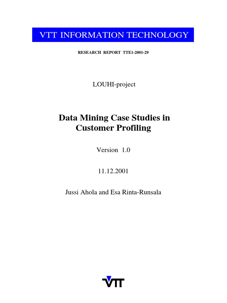 DM Case Studies | PDF | Cluster Analysis | Logistic Regression