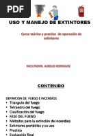 Triptico - Programa Emergencias - Uso Extintores | PDF | Bienestar
