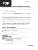 B1 Rephrasing and Paraphrasing Exercises | PDF