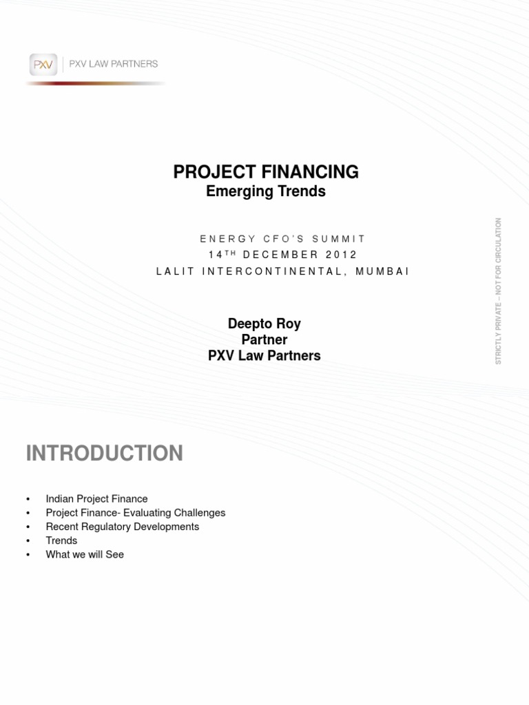 Project Finance | PDF | European Central Bank | Capital Market