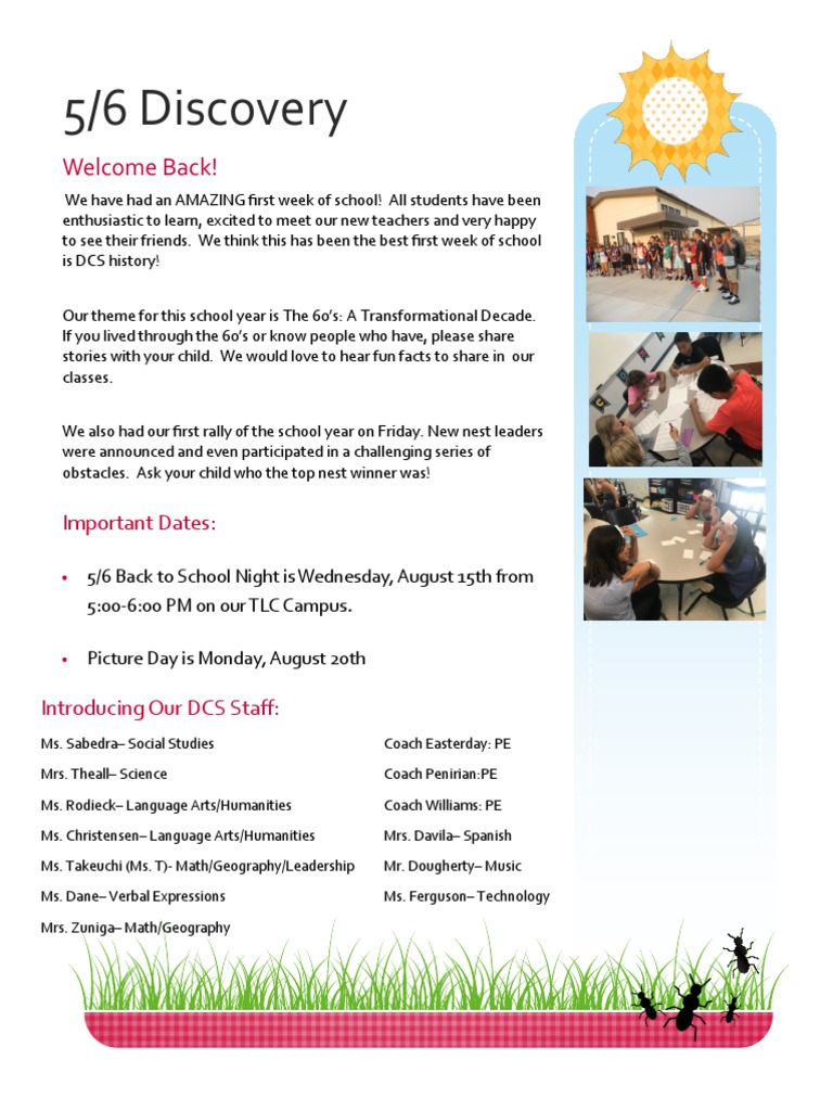 Charter Chatter - Week 1 | PDF