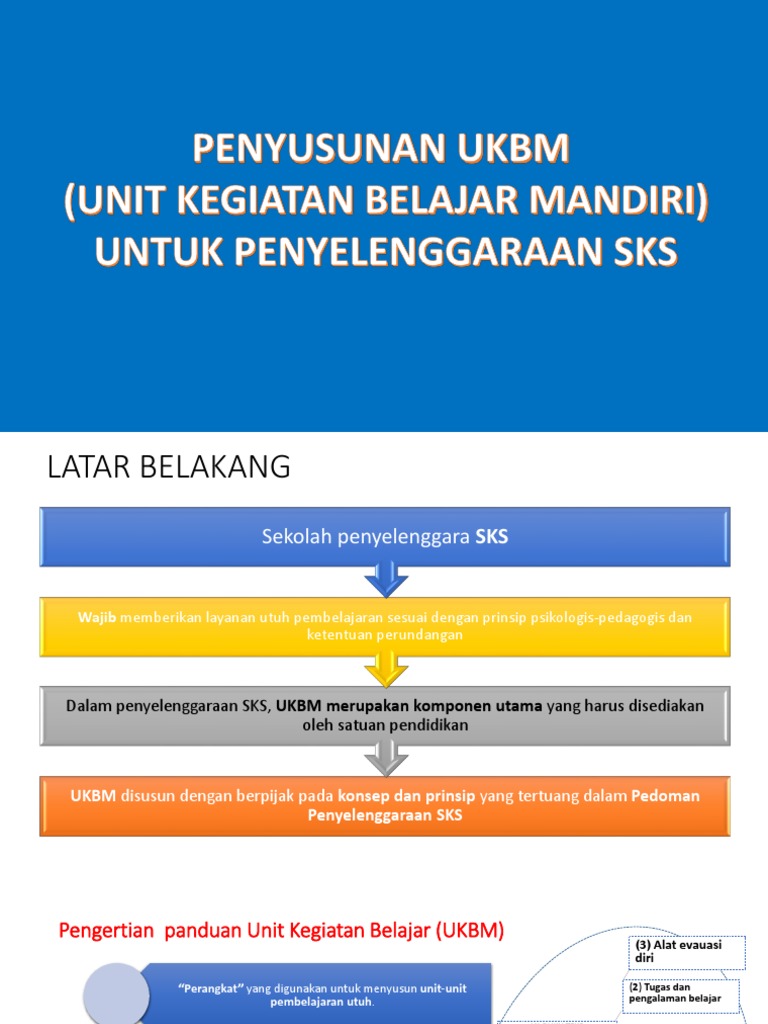 Panduan Penyusunan UKBM | PDF