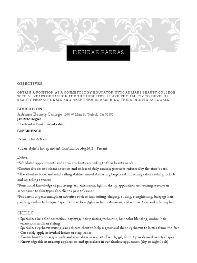 Resume 2017 Fake | PDF