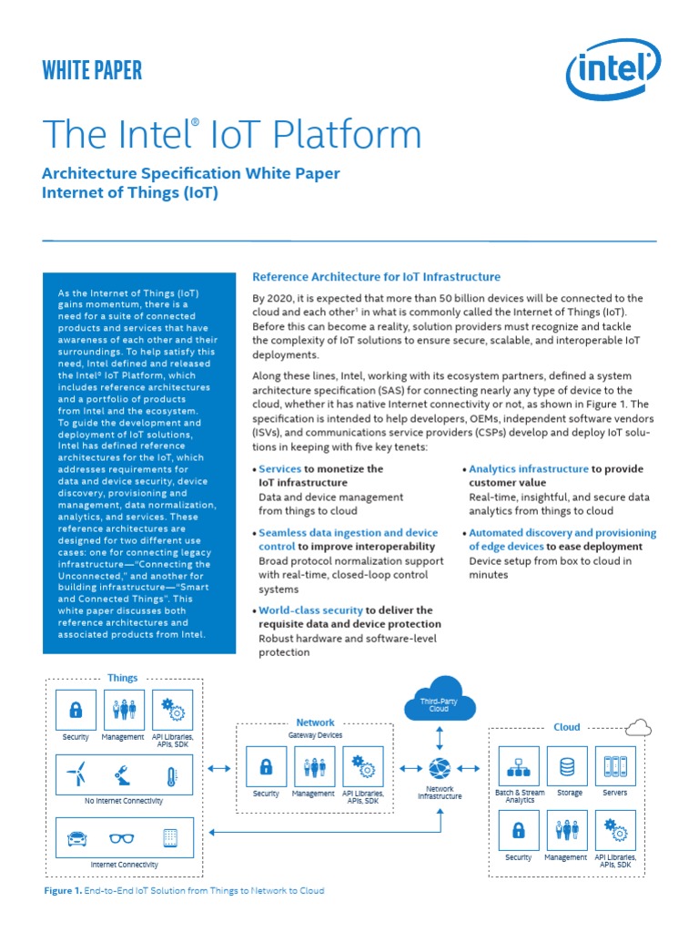 Iot Platform Reference Architecture Paper | PDF | Internet Of Things ...