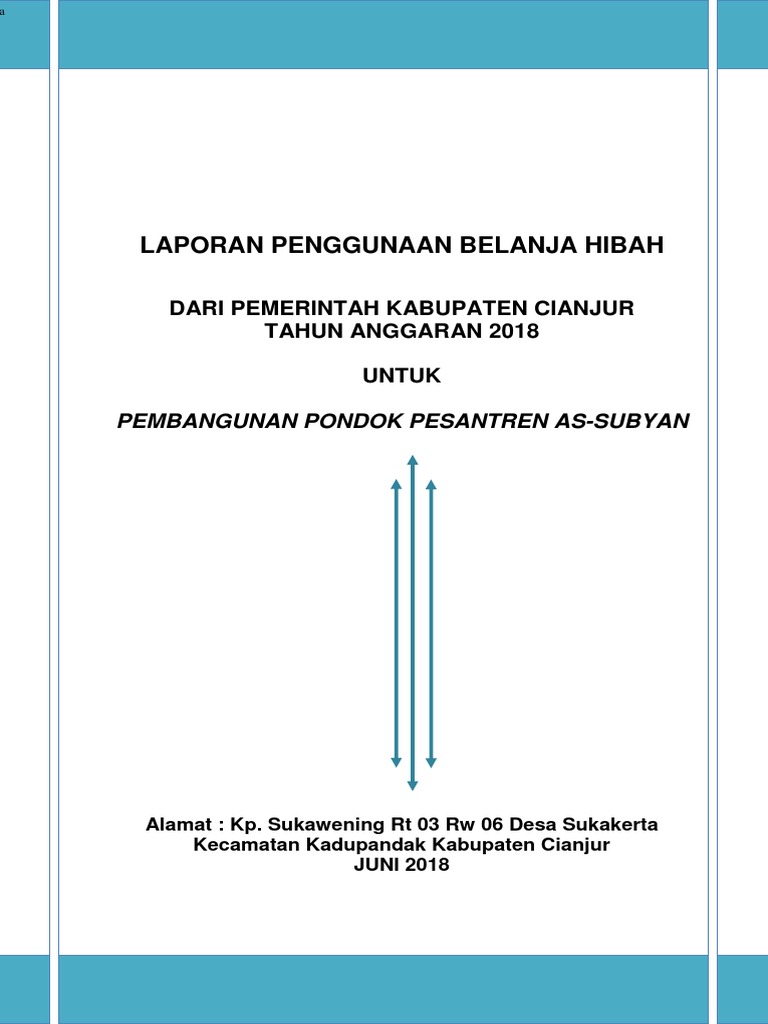 Contoh Laporan Pertanggungjawaban Dana Hibah