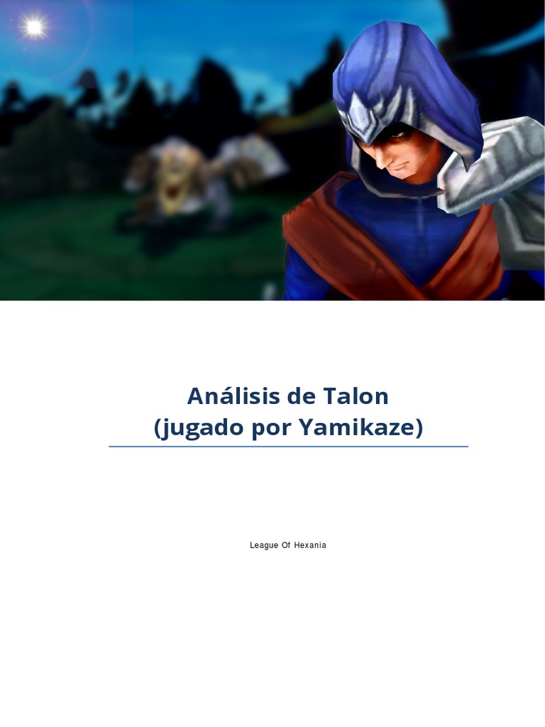 Análisis de Talon por Yamikaze | PDF | Ocio