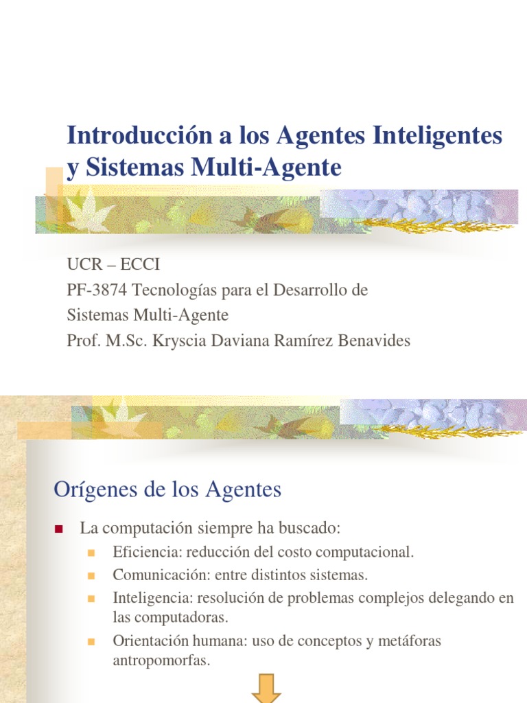 Introduccion A Los Agentes Inteligentes PDF | PDF | Inteligencia ...