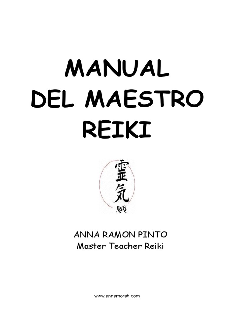 Manual Maestria Reiki Anna | Reiki | Oración