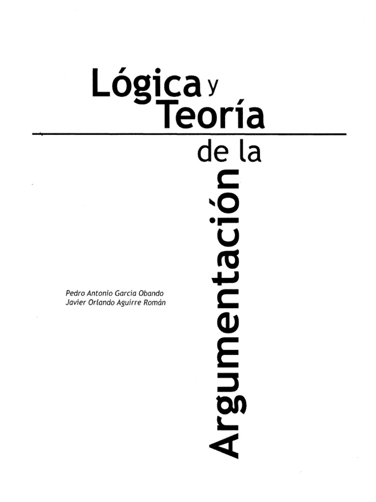 Lógica y Teoría de La Argumentación | PDF