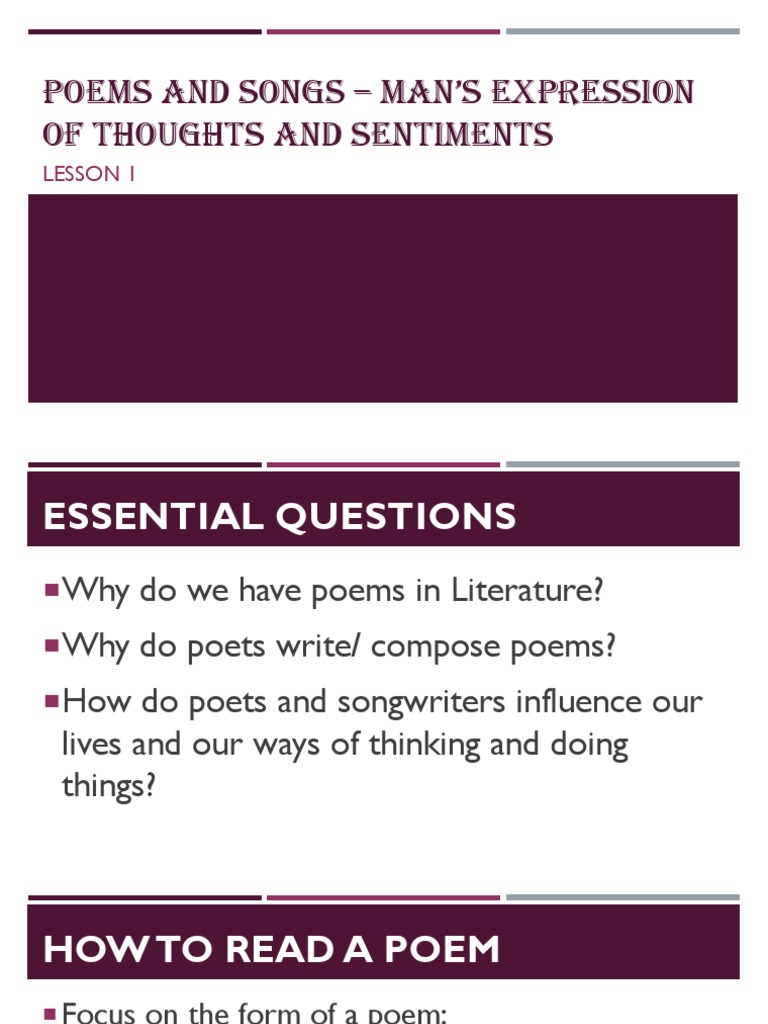 Poetic Expressions: An Analysis of Two Poems About Life's Ups and Downs ...