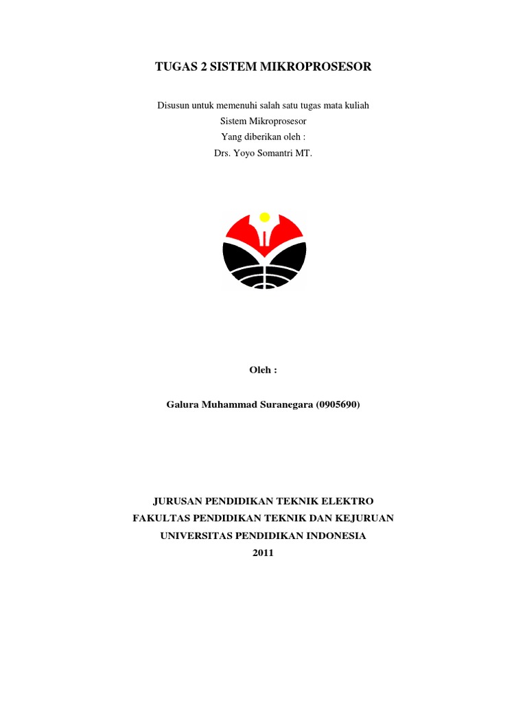 Tugas 2 Sistem Mikroprosesor | PDF | Metode & Bahan Ajar
