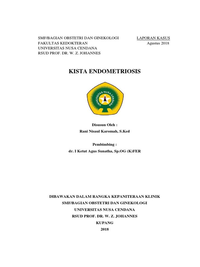 Kista Endometriosis | PDF