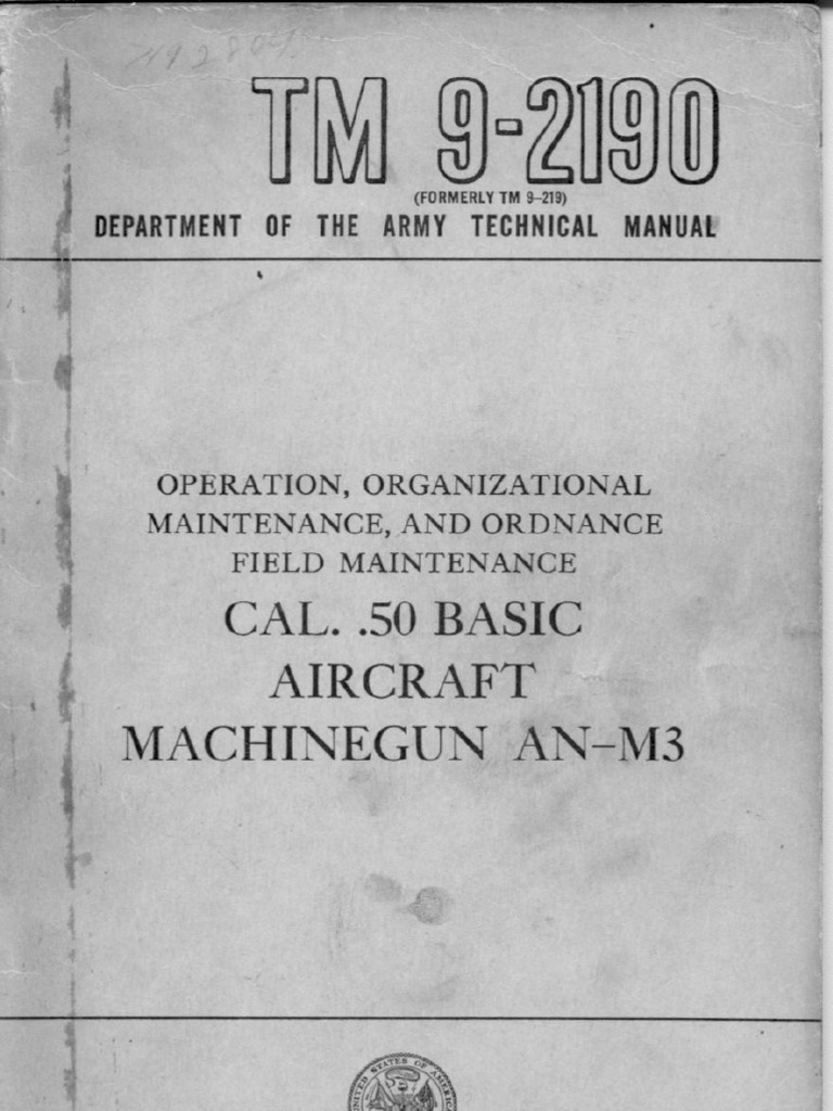 TM 9-2190 M3 Browning | PDF