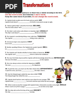 Word Formation B1 | PDF