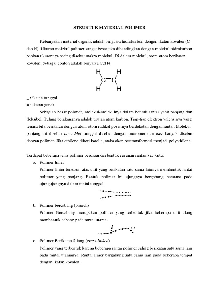 Polimer | PDF | Teknologi & Rekayasa