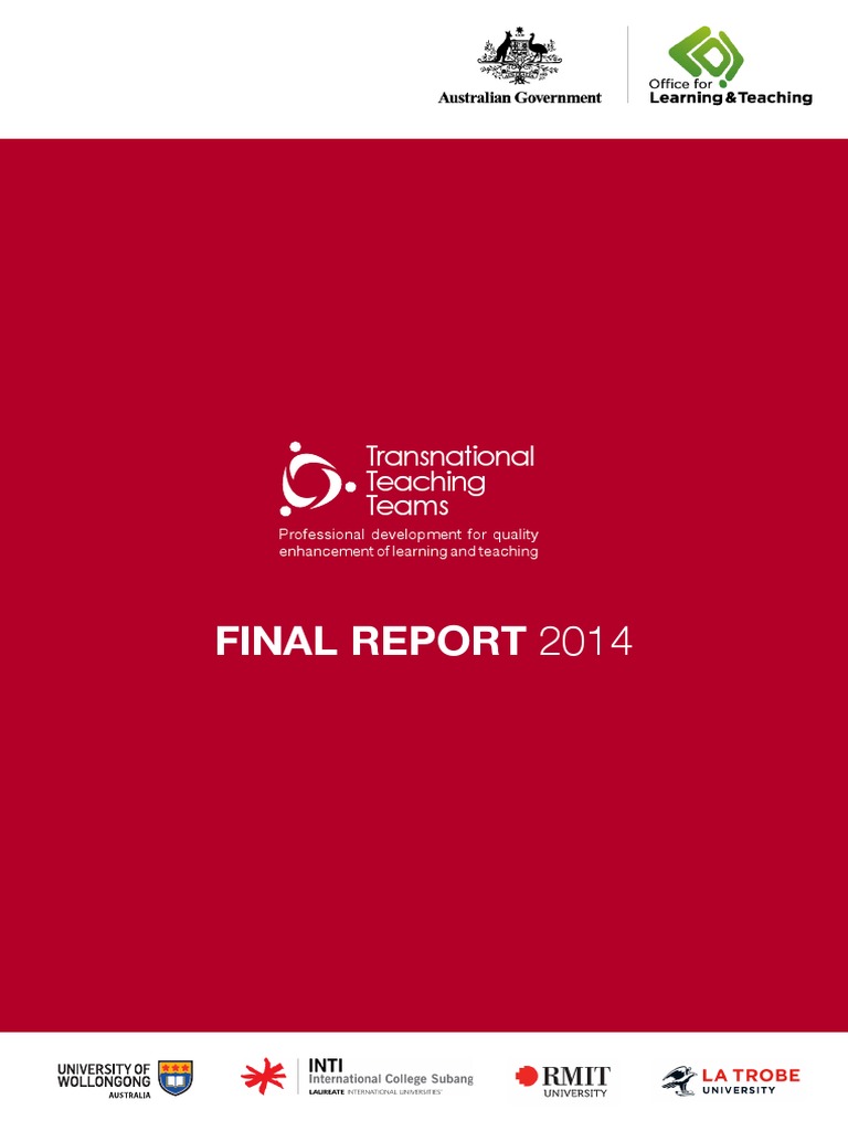 TTT Report Final | PDF | Pedagogy | Teachers
