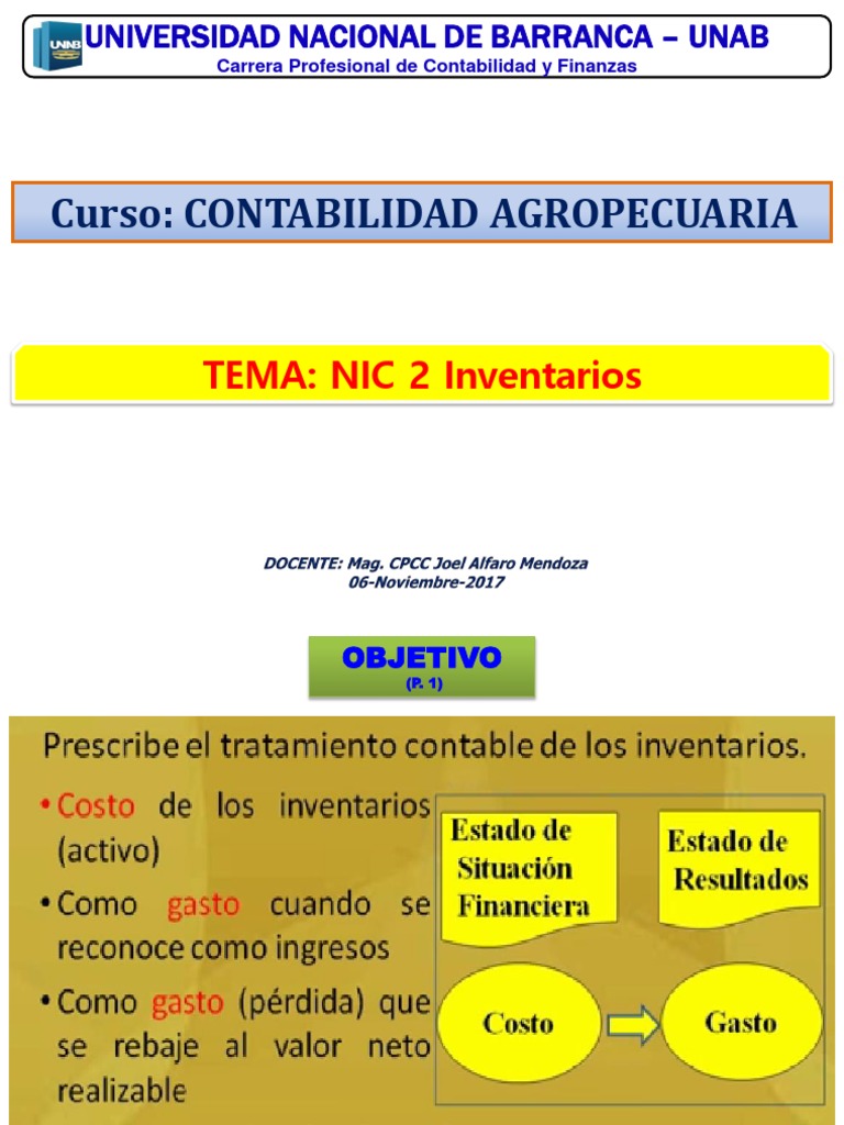 NIC 2 Inventarios | PDF | normas internacionales de INFORMACION ...