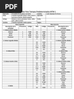 Ejemplos y Tablas del Método MODAPTS | PDF | Ciencia y Tecnología | Ingeniería