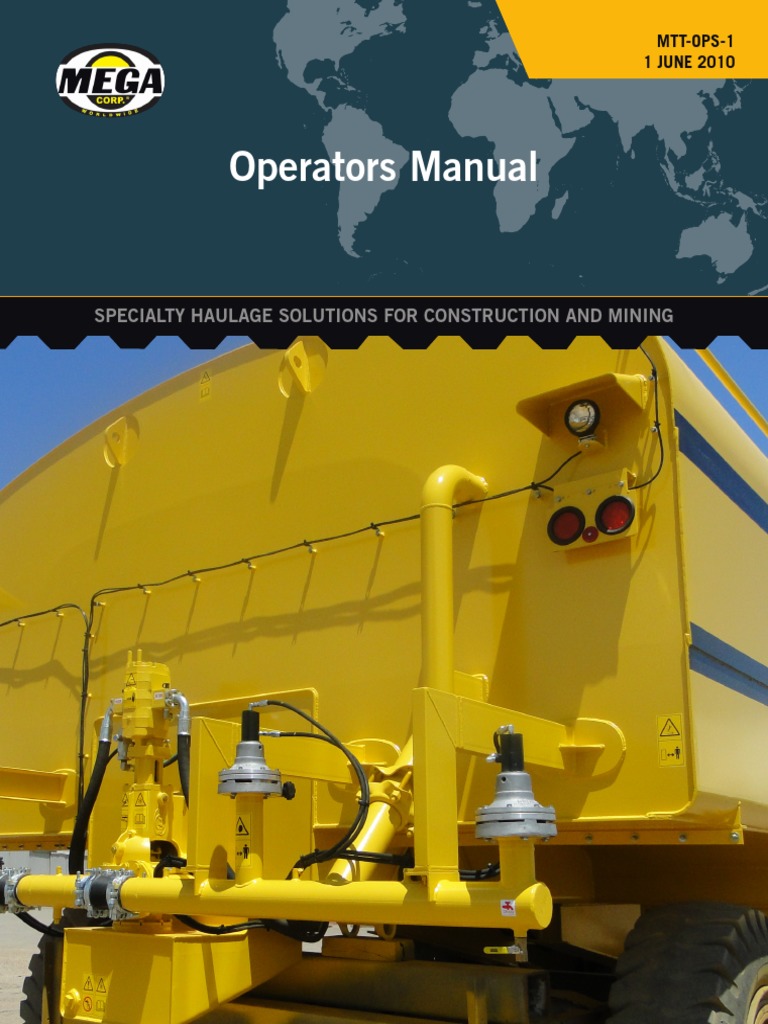 Mega - Manual de Mantenimiento | PDF | Pump | Valve