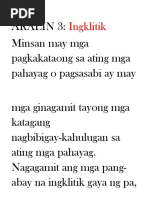 Ang Ingklitik | PDF