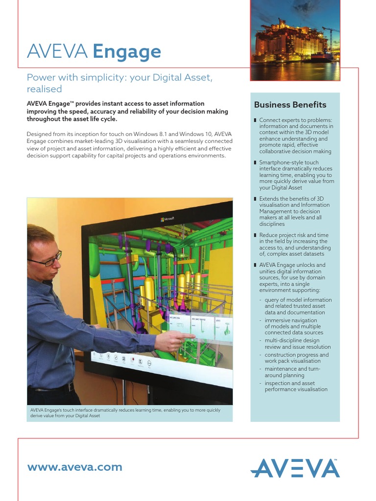 Aveva Engage | PDF | Visualization (Graphics) | Graphical User Interfaces