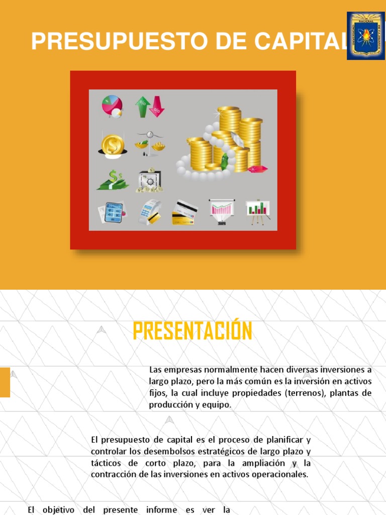 Presupuesto de Capital | PDF | Valor presente neto | Presupuesto
