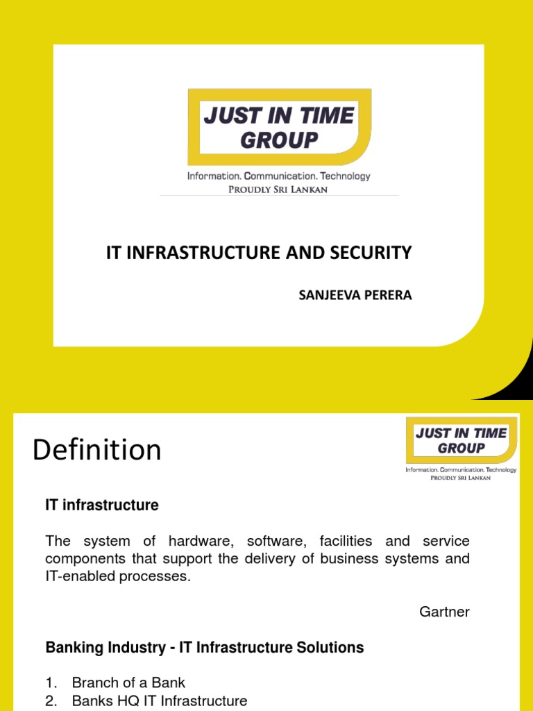 IT Infrastructure and Security BOC | PDF | Customer Experience ...