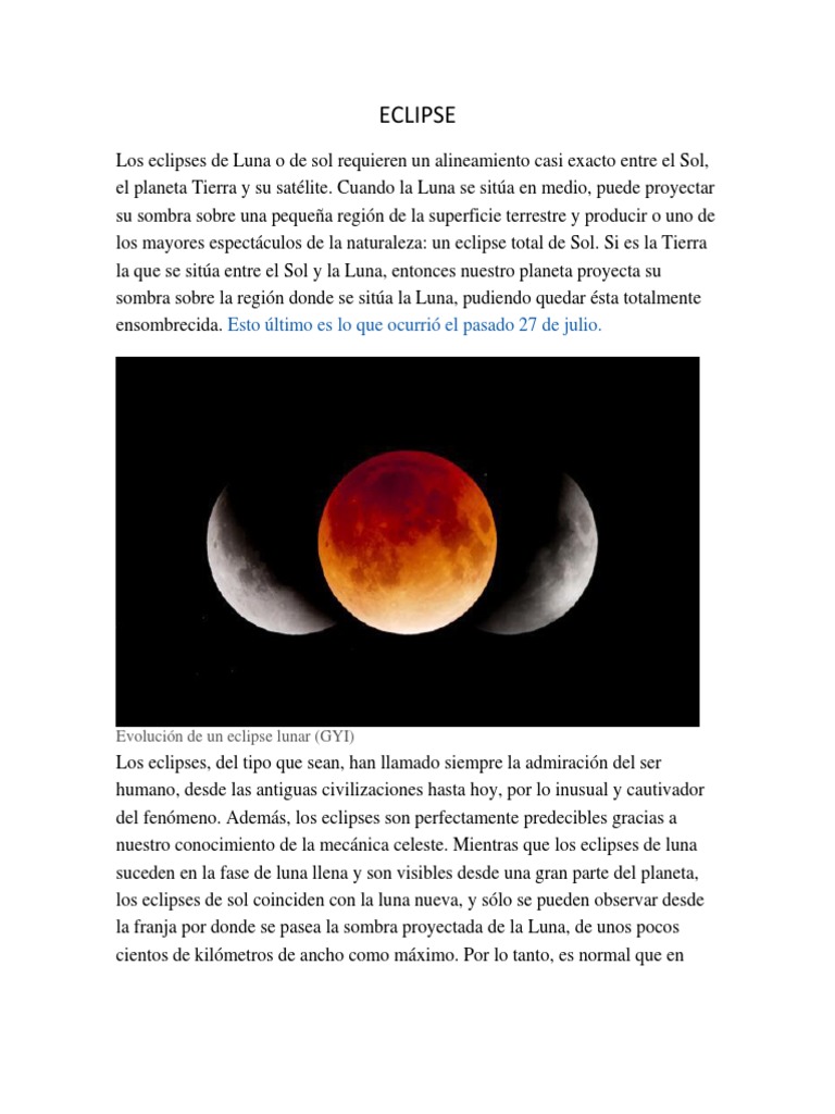 Eclipse | Descargar gratis PDF | Eclipse | Eclipse solar Eclipse | Descargar gratis PDF | Eclipse | Eclipse solar