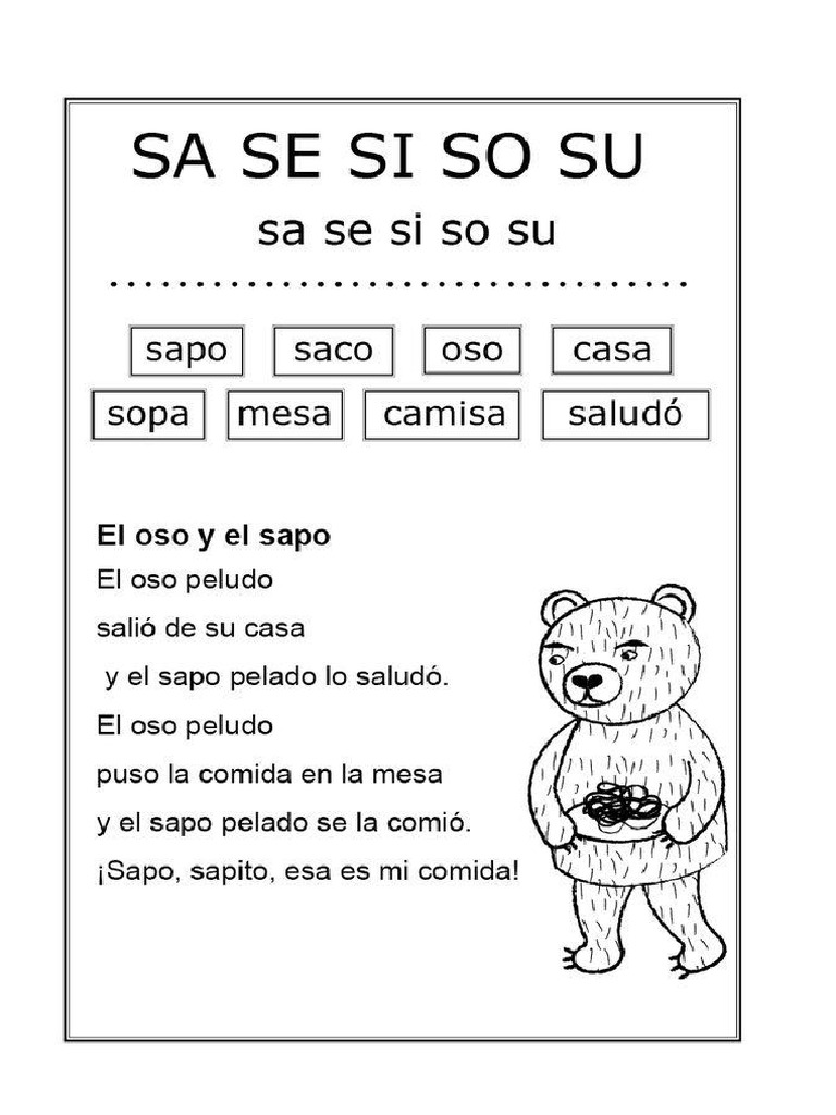 Fonema S | PDF
