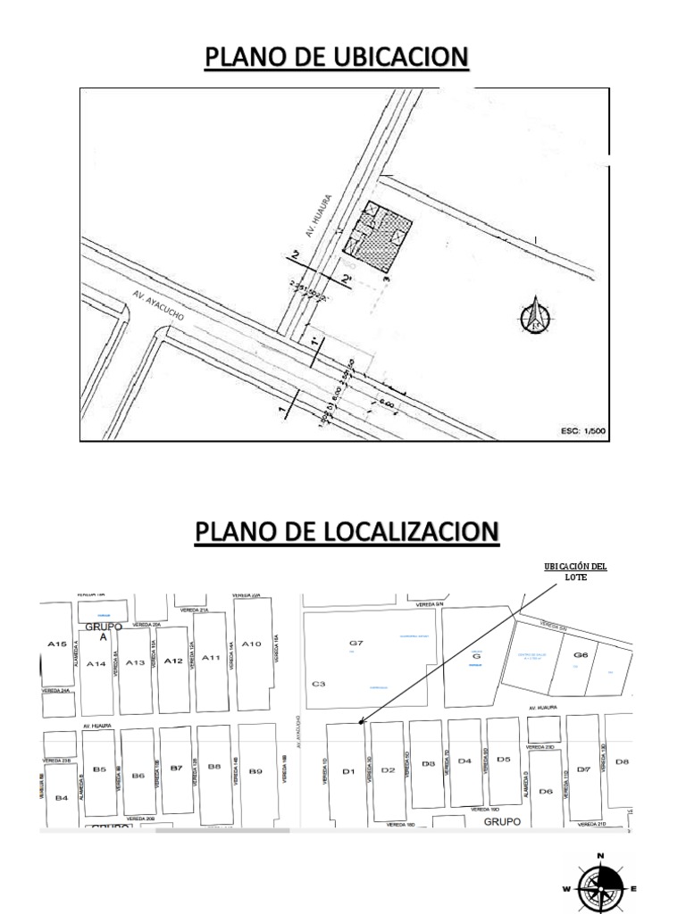 Plano de Ubicacion y Localizacion Local | PDF