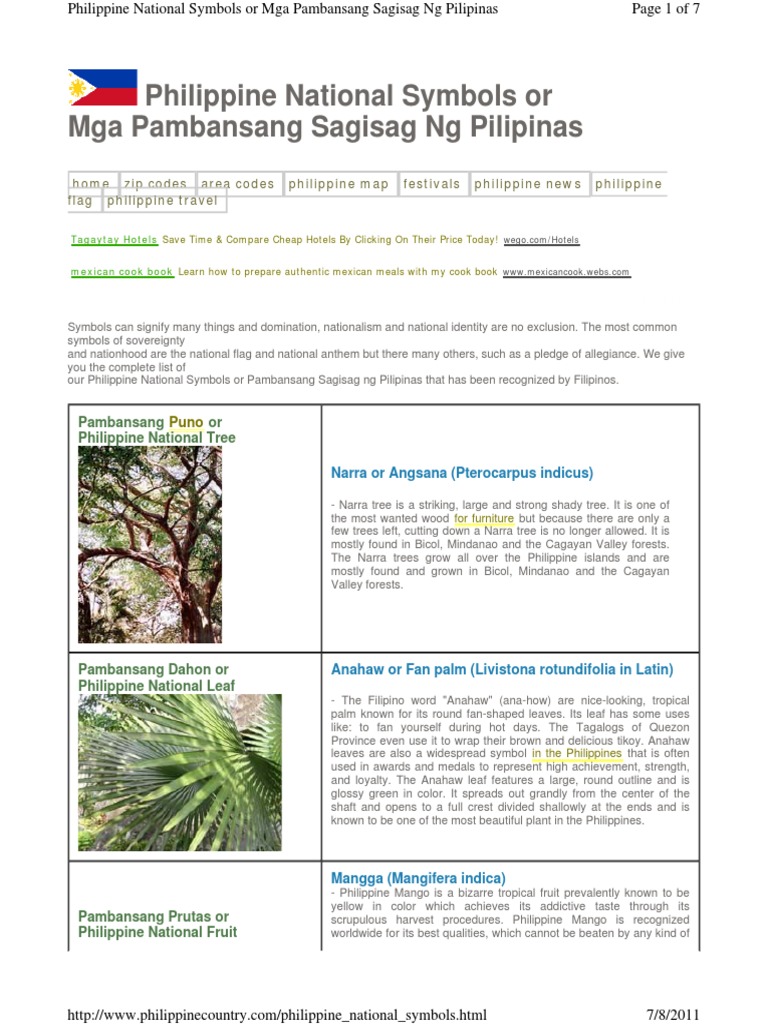 Philippine National Symbols | Philippines