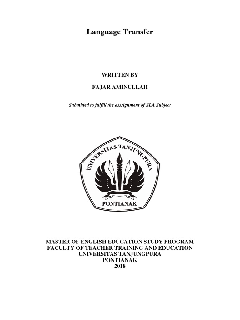 Language Transfer | PDF | Second Language | Second Language Acquisition