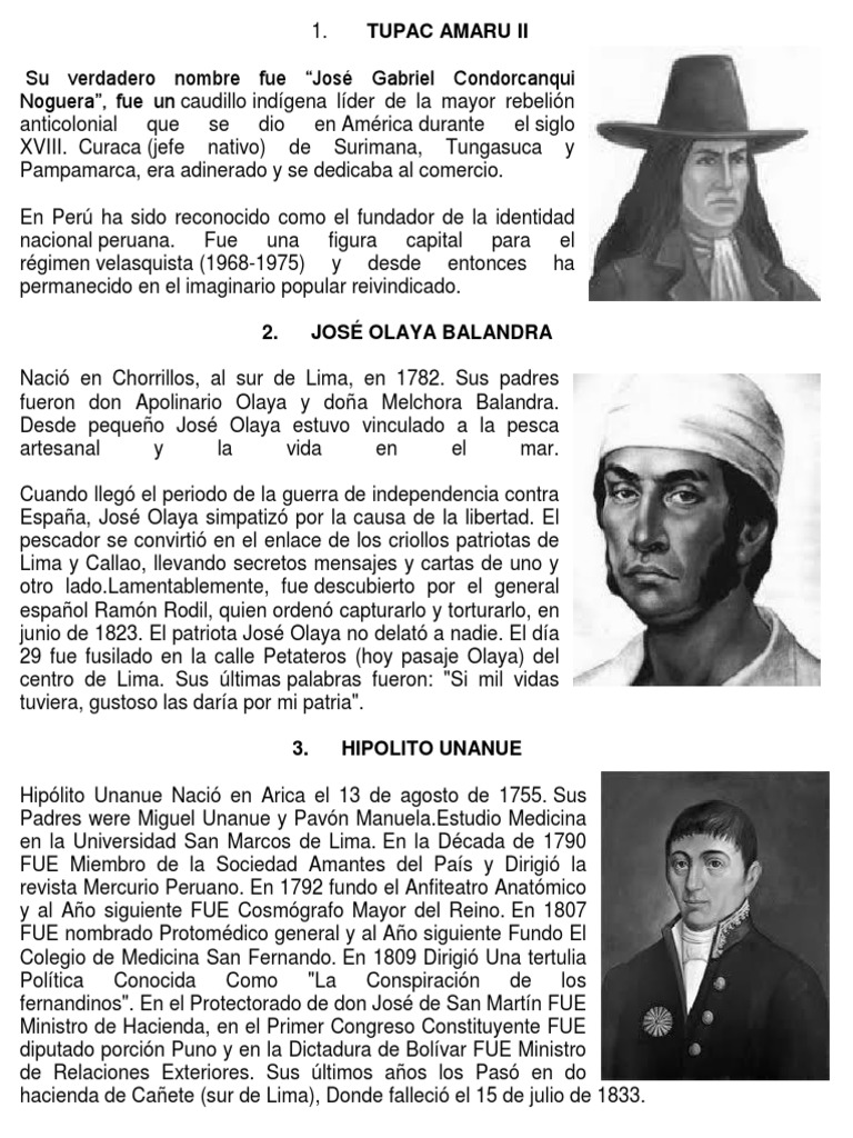 Tupac Amaru II | PDF | Perú | Conflicto armado