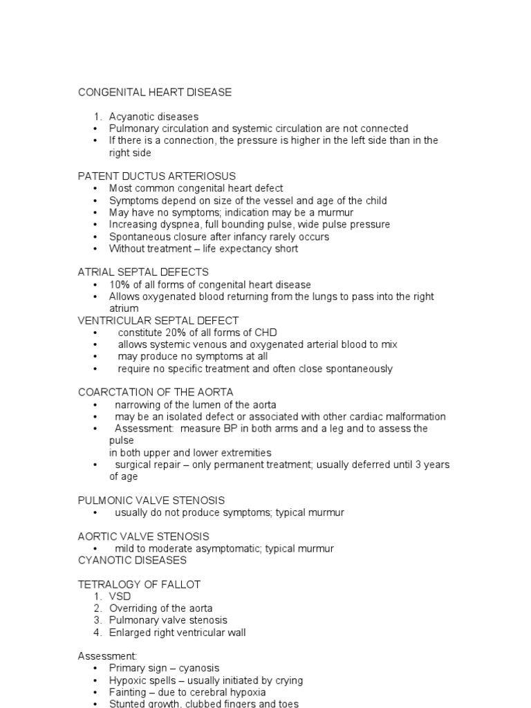 Pedia Abnormal | PDF | Congenital Heart Defect | Heart