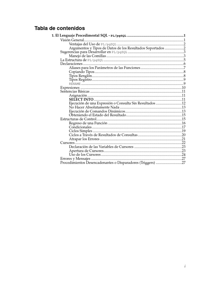 (LP) Manual de PLPGSQL | PDF | SQL | Lenguaje de programación