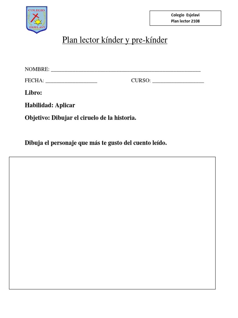 Lectura Kinder y Pre | PDF