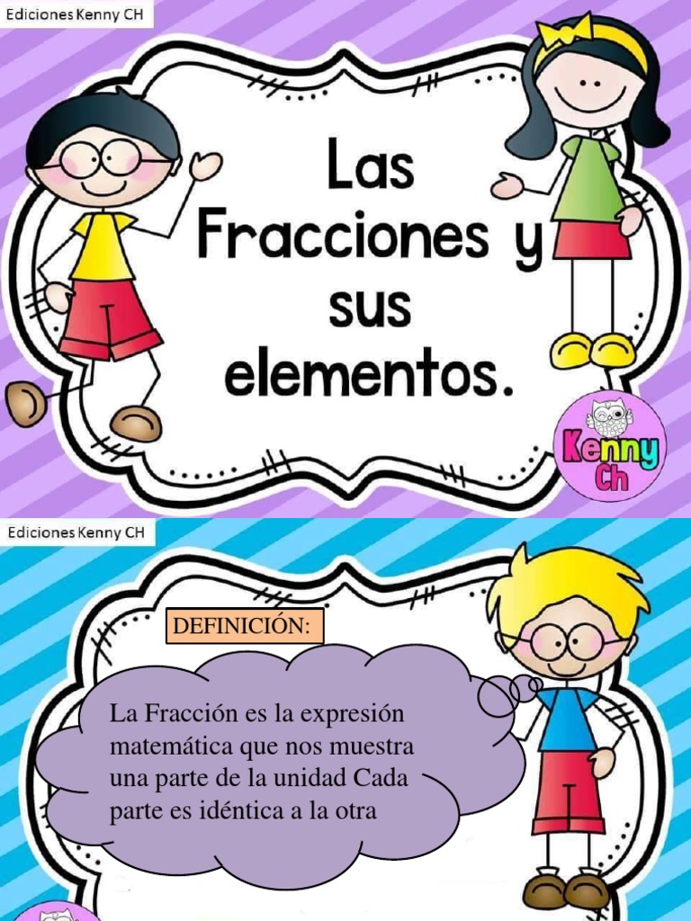 Las Fracciones y Sus Partes | PDF | Fracción (Matemáticas) | Números