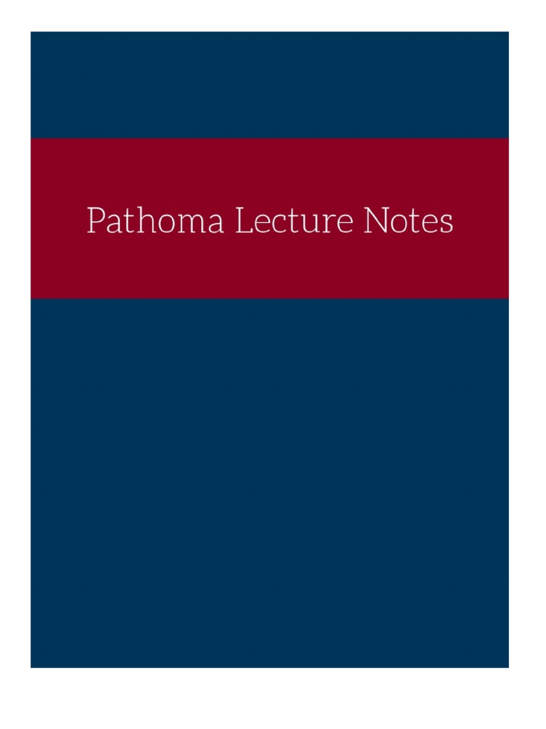 Pathoma Lecture Notes | PDF