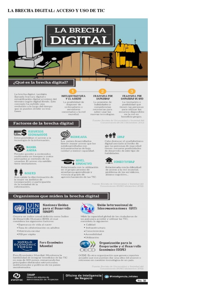 La Brecha Digital | PDF | Tecnología de información y comunicaciones ...