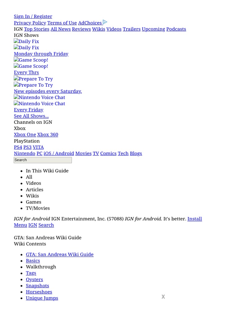 Cheat Codes and Secrets - GTA_ San Andreas Wiki Guide - IGN.pdf ...